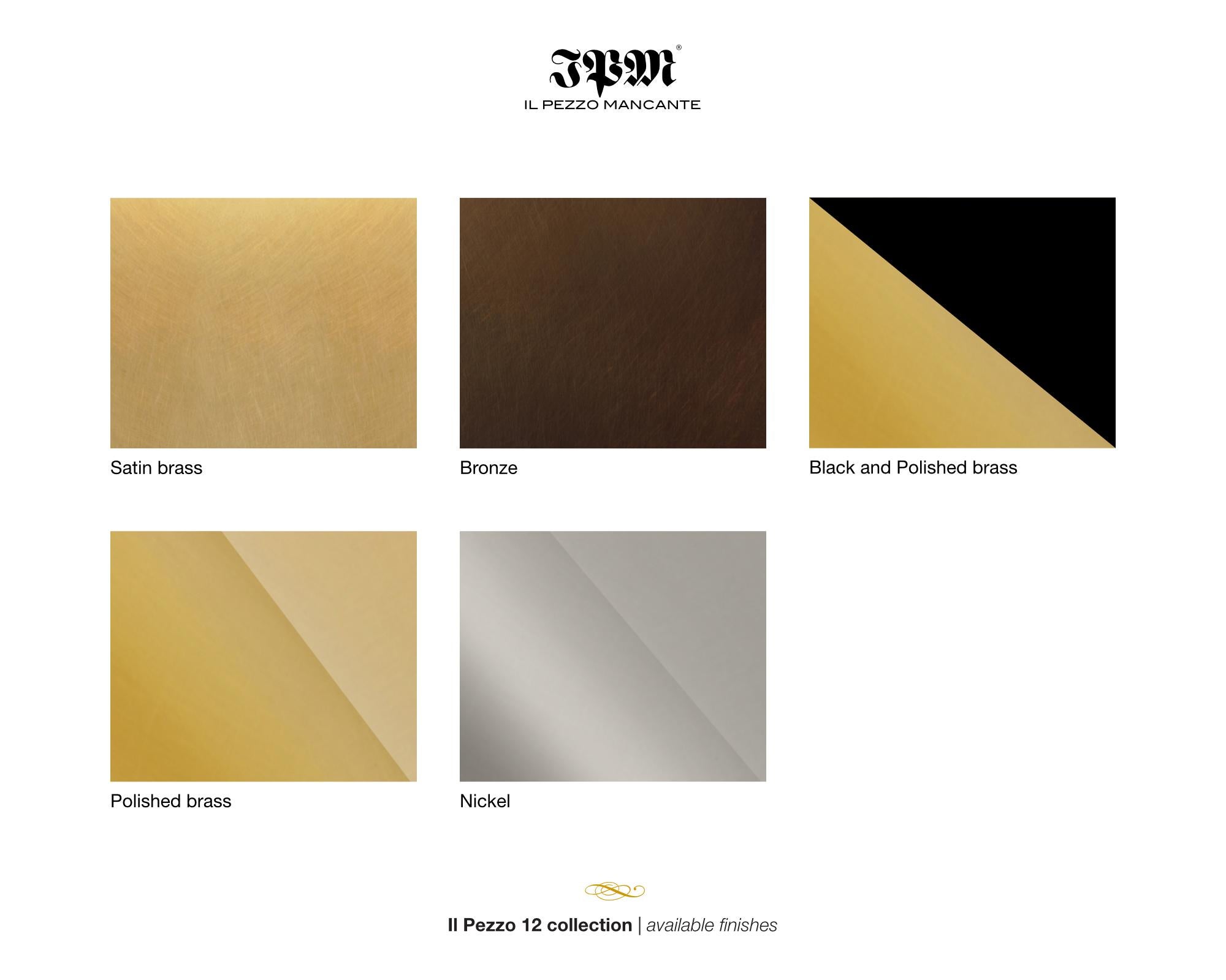 "Il Pezzo 12 Round Chandelier" - height 120cm/47.2" - black and ...