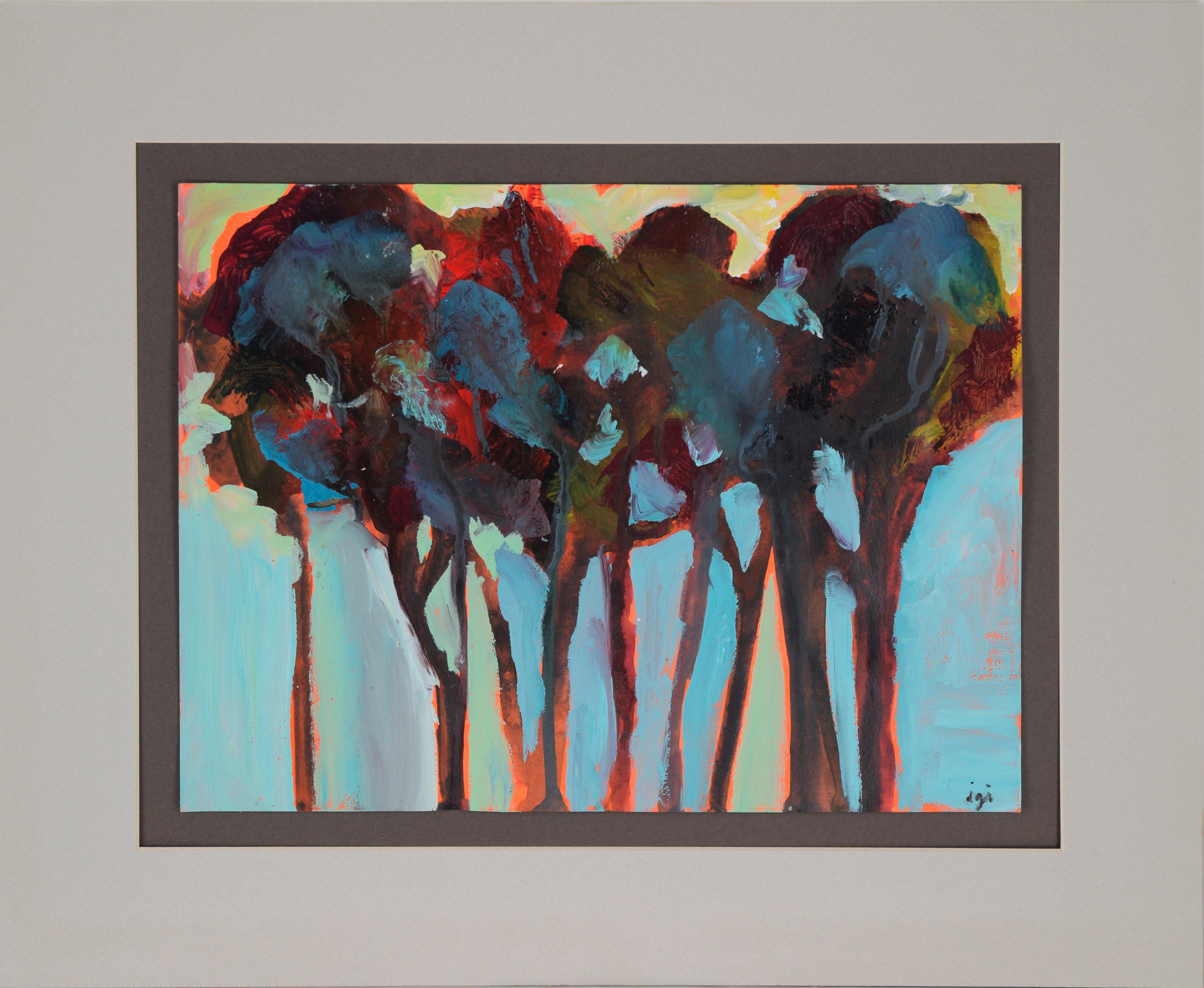 James McCray - Calistoga Palisades Abstract Landscape at 1stDibs