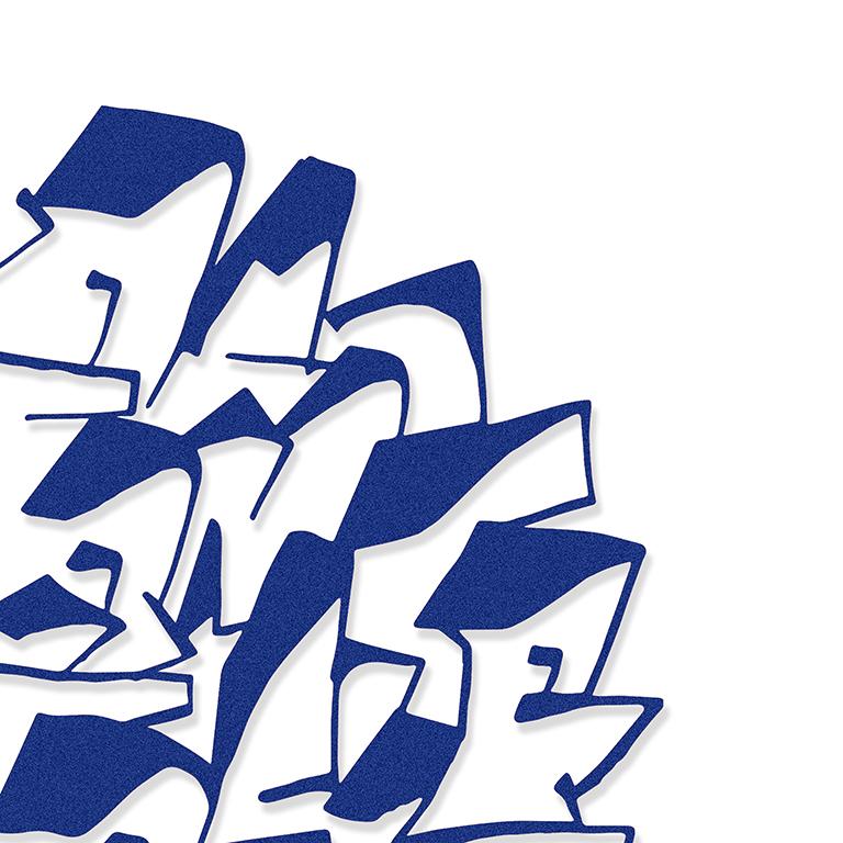 Ilanit Vigodsky - "what was tonight" - blue abstract sculpture For Sale ...