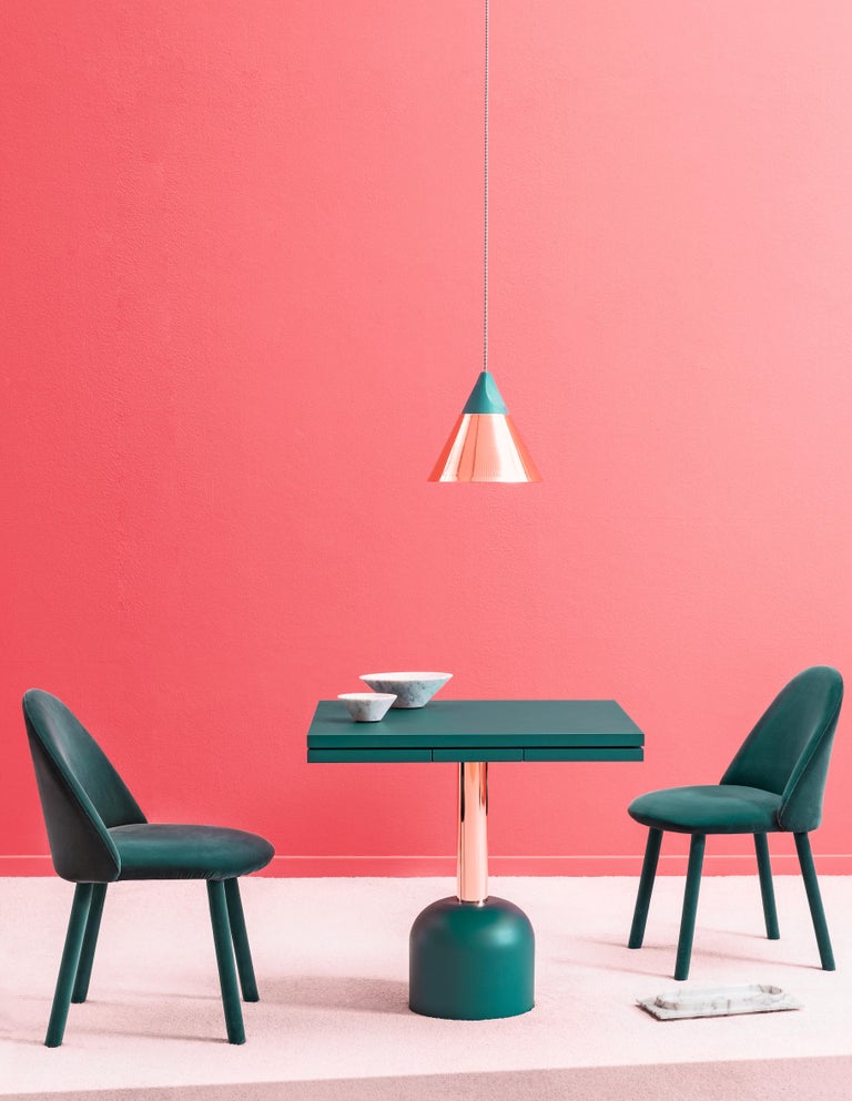 Customizable Illo Plus Table with Copper Column by Miniforms Lab For ...