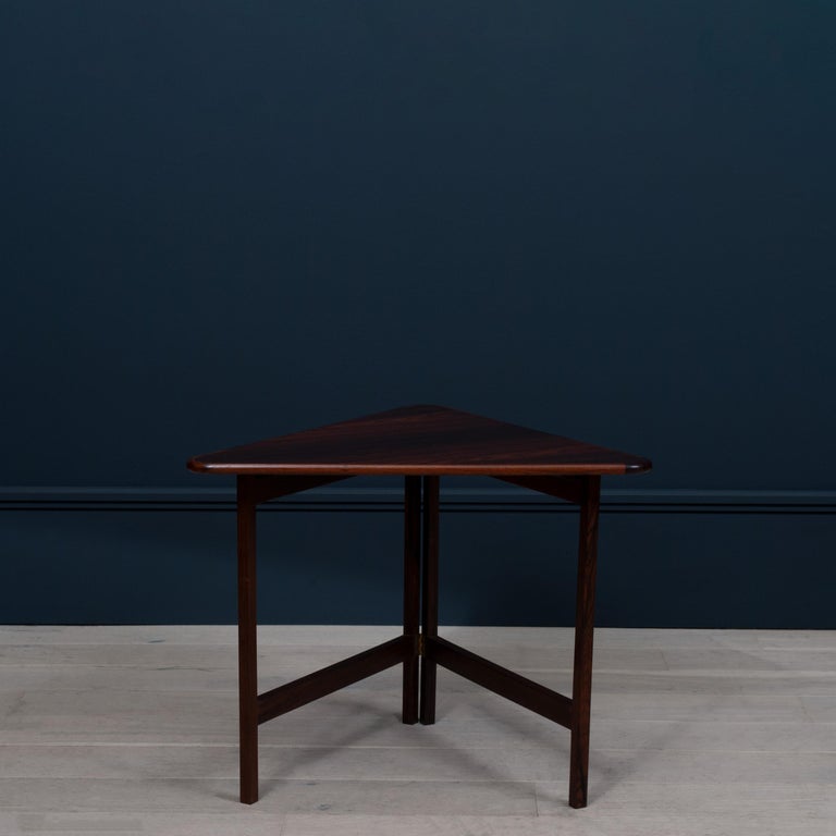 Illum Wikkelso Folding Triangle Table For Sale at 1stDibs