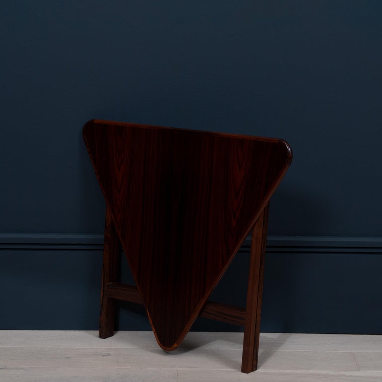 Illum Wikkelso Folding Triangle Table For Sale at 1stDibs
