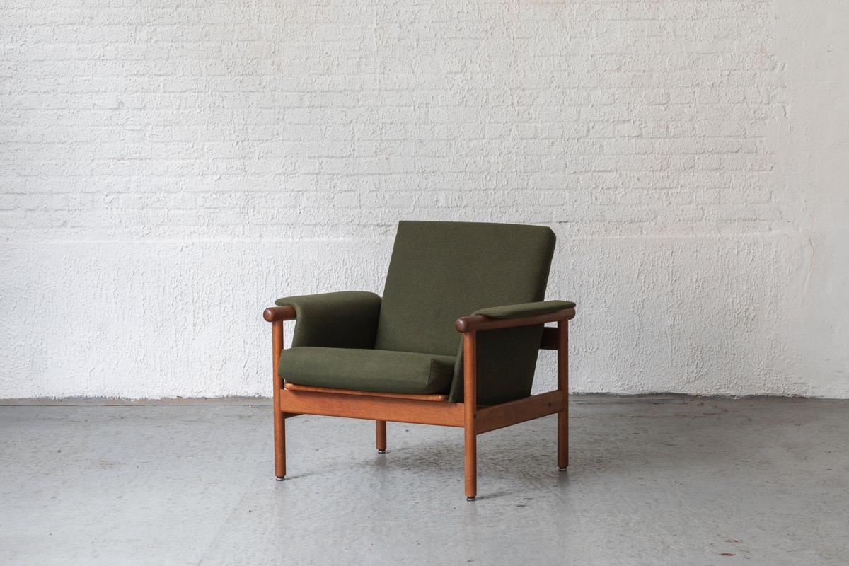 Illum Wikkelso Wiki Lounge Chair, Denmark, 1960s For Sale at 1stDibs