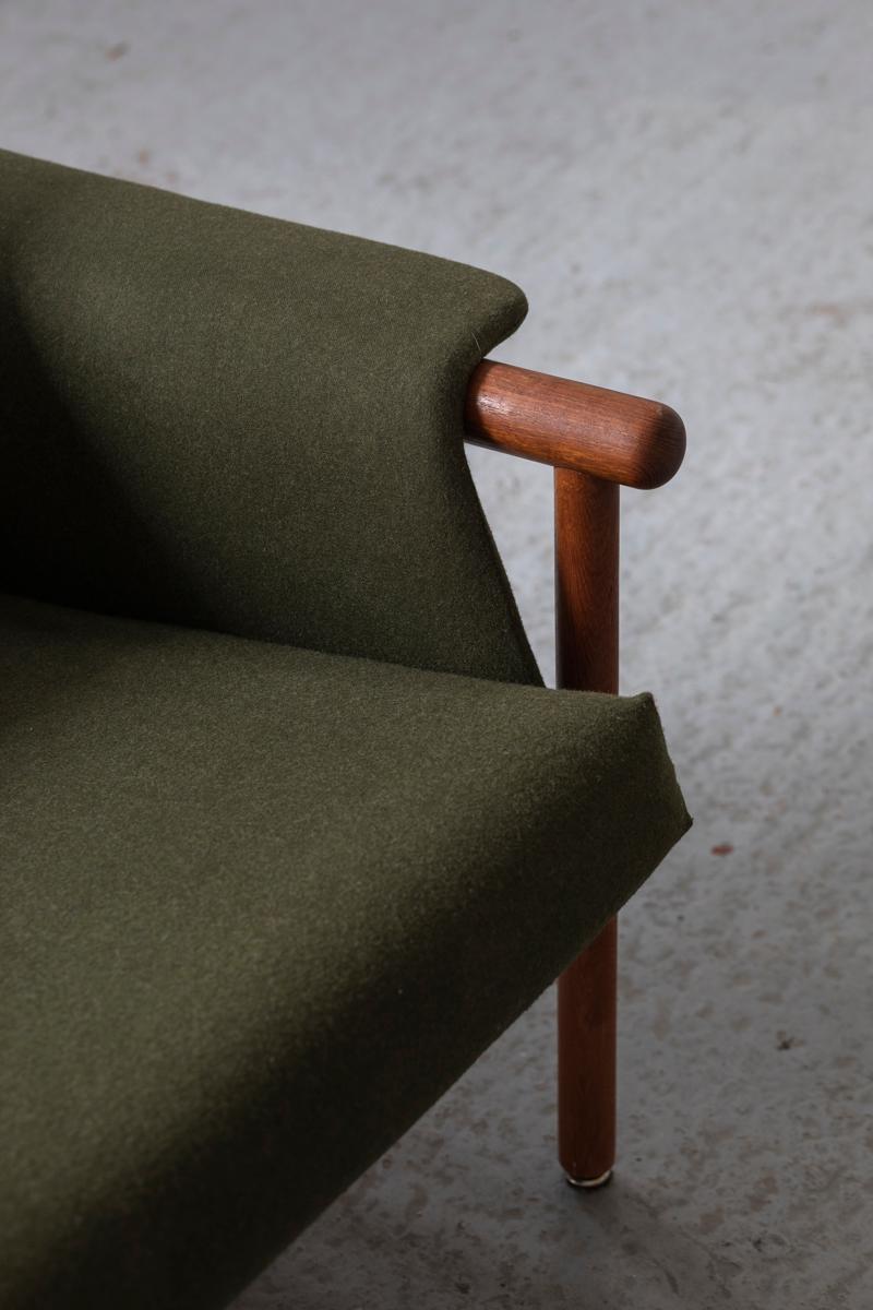 Illum Wikkelso Wiki Lounge Chair, Denmark, 1960s For Sale at 1stDibs