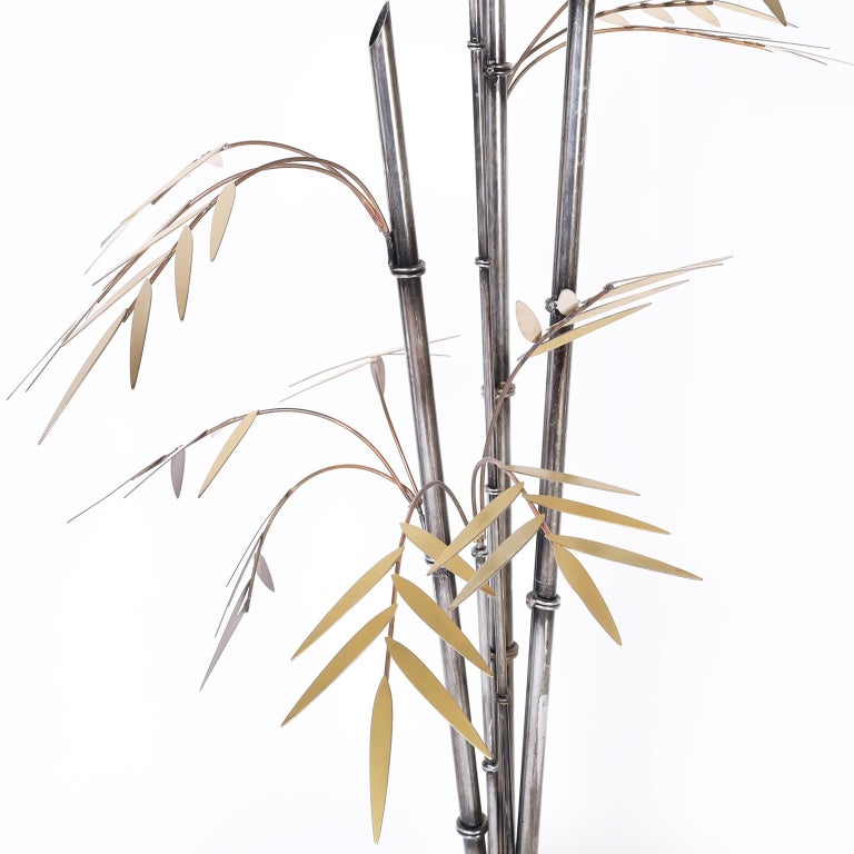 Illuminated Bamboo Tree Sculpture For Sale at 1stDibs