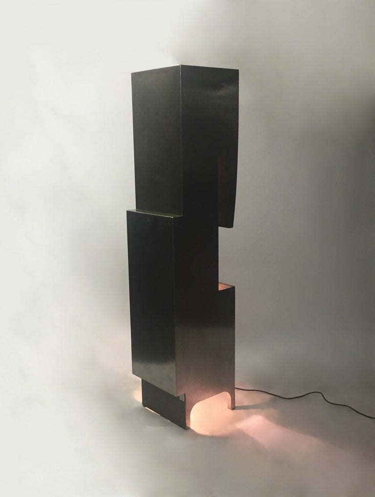 Illuminated "Little Buildings" Sculpture by Jonathan Singleton for SIG ...
