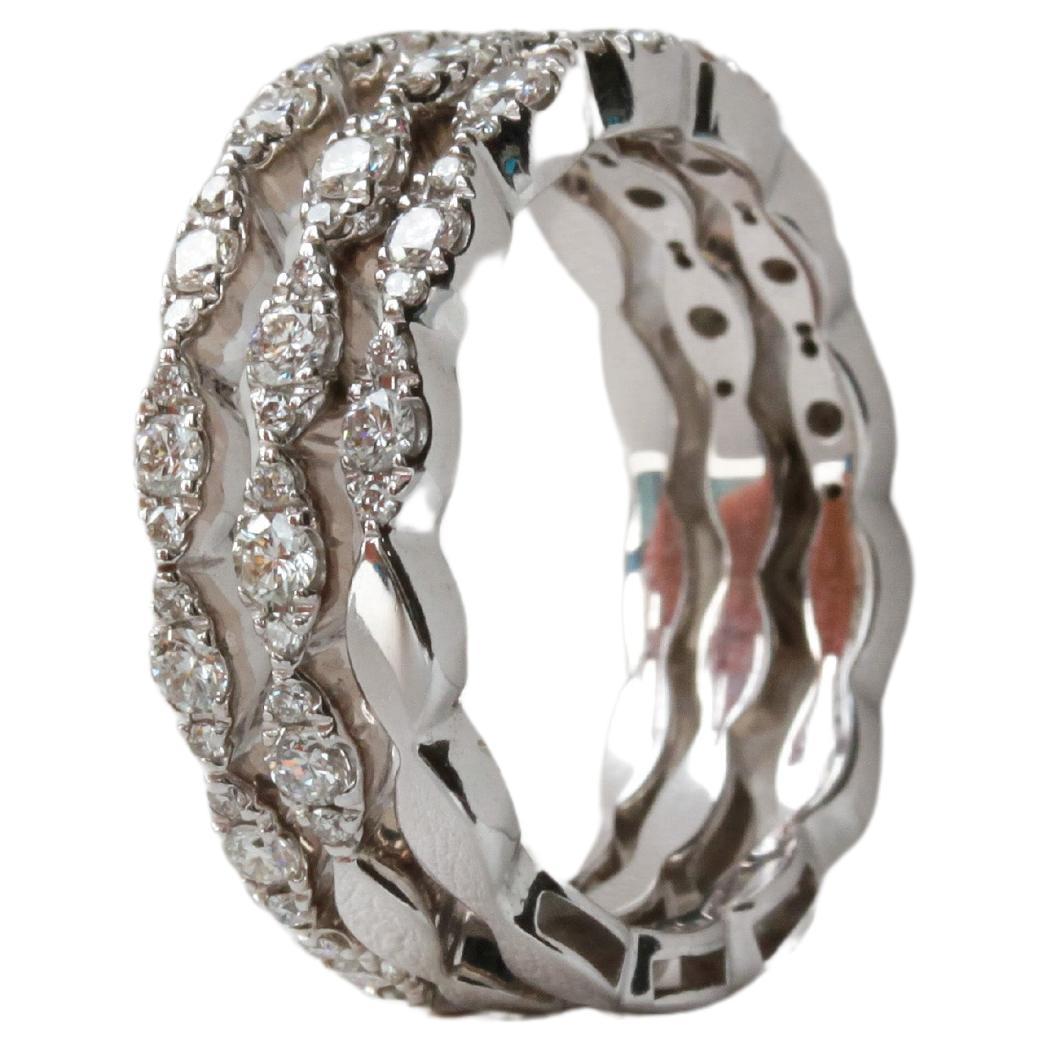 Illusion Marquise VS-VVS Diamond Stack Ring Set at 1stDibs