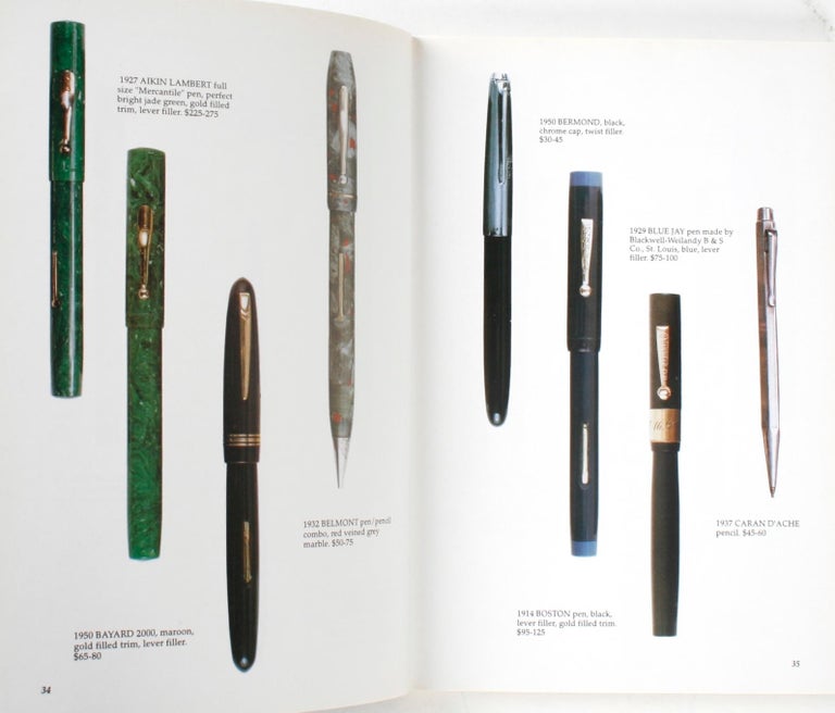 Illustrated Guide to Antique Writing Instruments by George Fischler ...