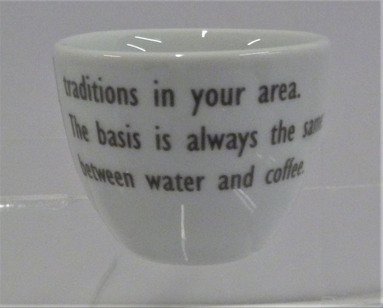 Illy Collection, No Water No Coffee, Maria Joao Calisto 2002 Espresso ...