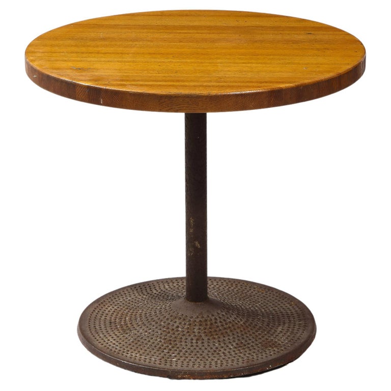 Ilmarii Tapiovaara Cast Iron and Oak Table, Finland, 1960's For Sale at ...