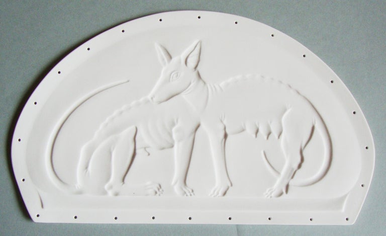Ilona Romule - Rome wolfs - negative relief Lithophane, bone porcelain ...