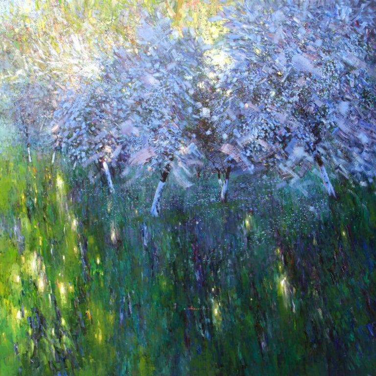 Ilya Chirun - Shadows of spring, 165x165cm For Sale at 1stDibs