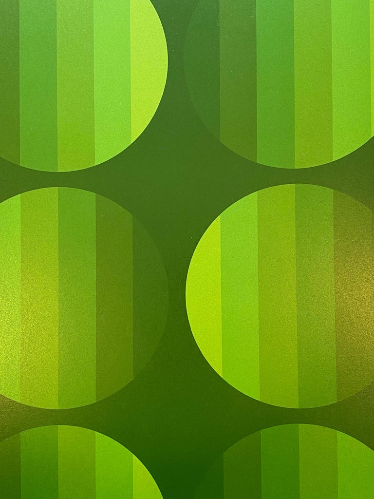 JIm Bird - Tribute to Vasarely - 1970 For Sale at 1stDibs