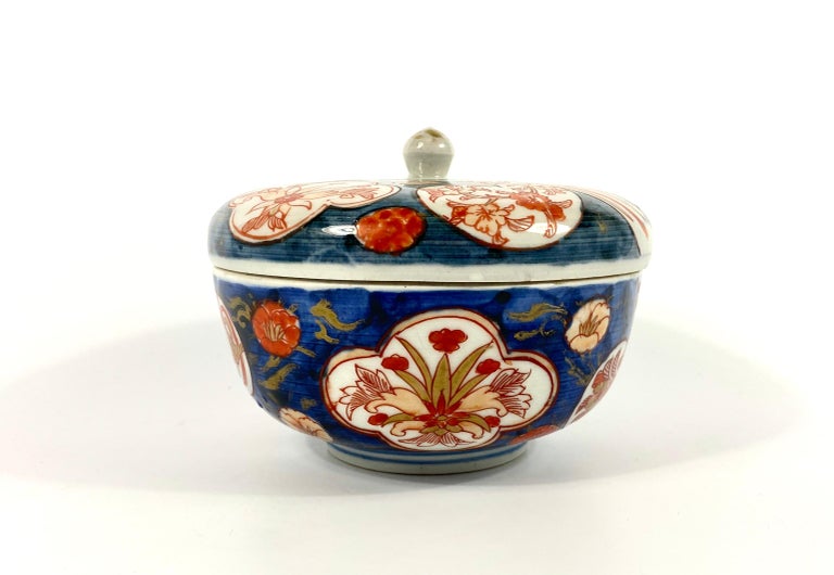Imari Porcelain Bowl and Cover, Arita, Japan, 18th Century at 1stDibs