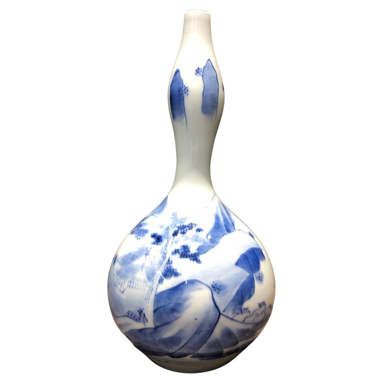 Imari Porcelain With Hand-Painted Landscape design, Edo Period For Sale ...