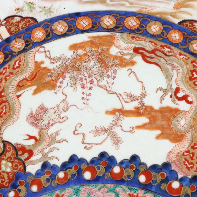 Imari Style Plate Porcelain Japan xx Century,Japan Showa Period 1930 ...