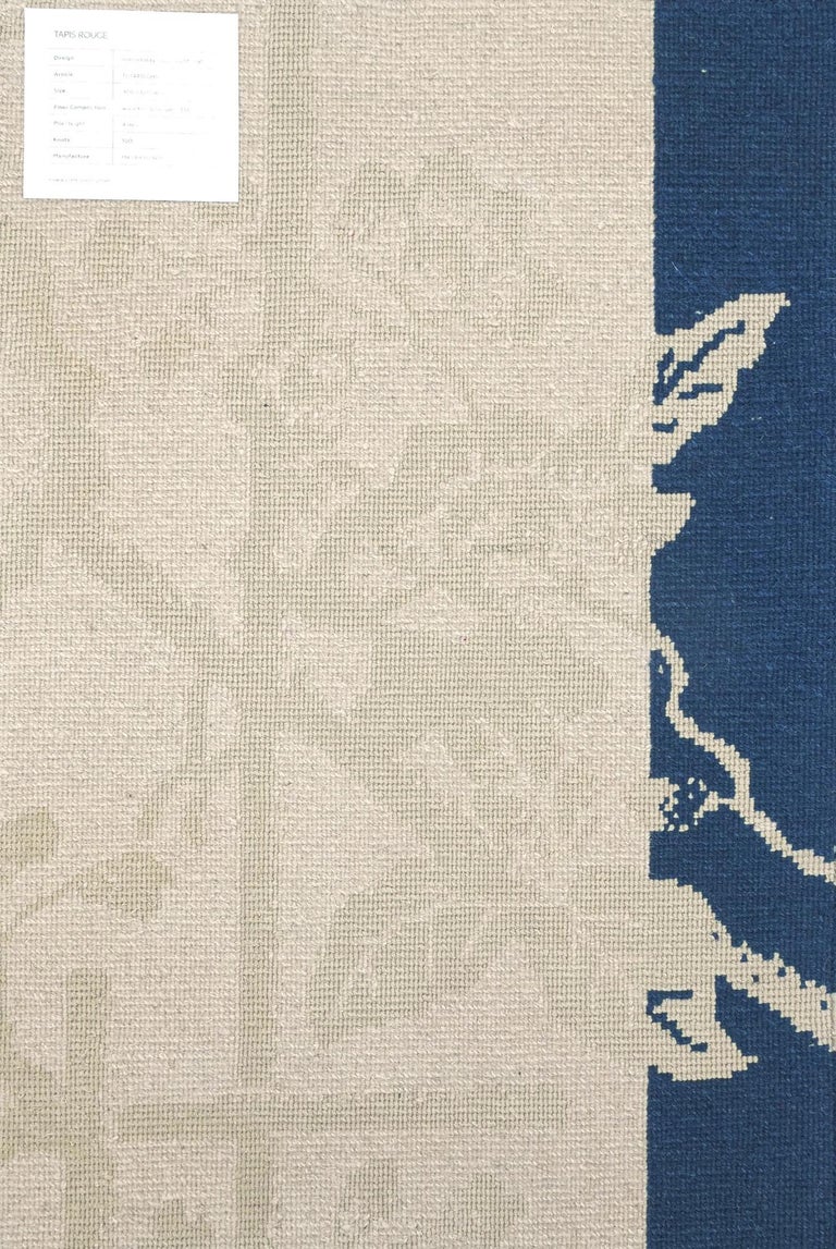 Immortality Grove Gold Leaf - Floral Ornament Hand Knotted Wool Silk ...