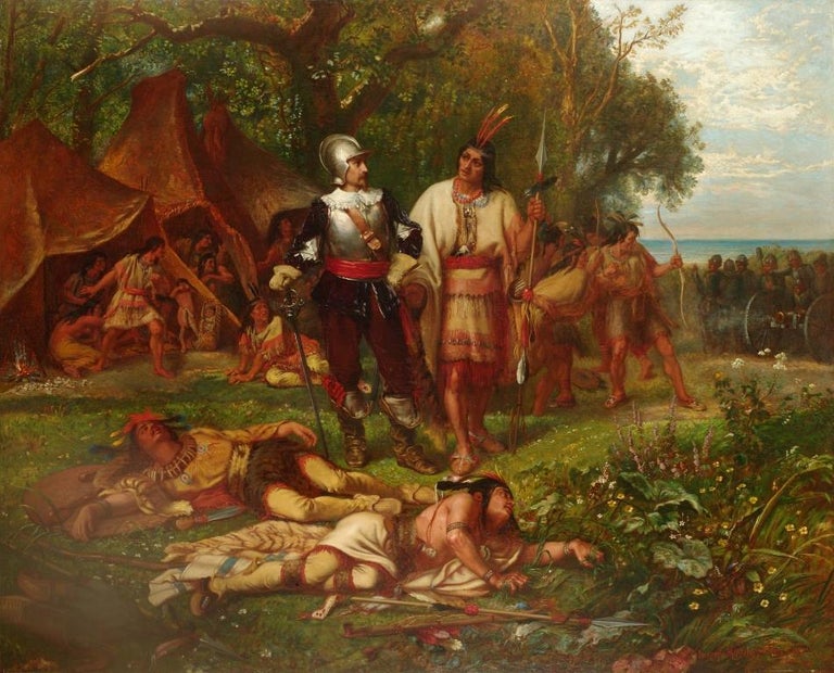 Imogene Robinson Morrel - First Battle Between The puritans And the ...