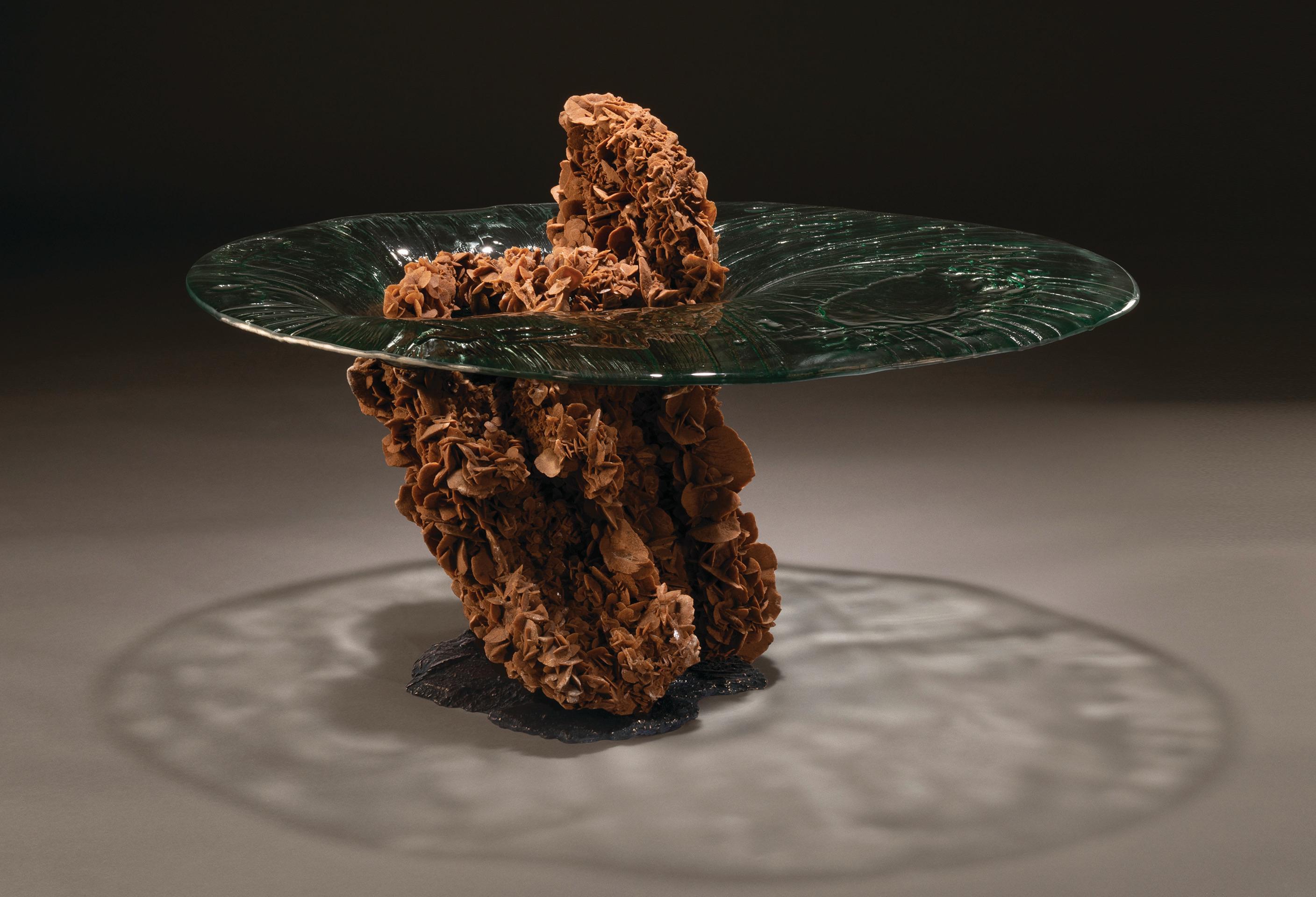 "Impact" Table of Desert Rose Gypsum Base For Sale at 1stDibs | gypsum ...
