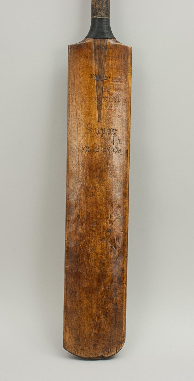 Imperial Driver, Gradidge Cricket Bat at 1stDibs | imperial bat