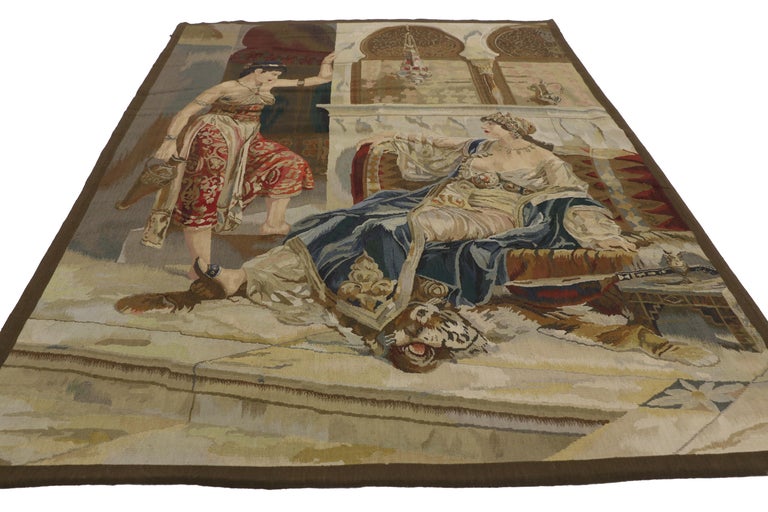 Imperial Harem Odalisque Tapestry with Ottoman Empire Style, Wall ...