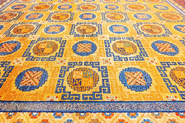 Imperial Rug Chinese Silk and Metal For Sale at 1stDibs