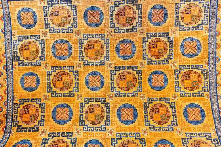 Imperial Rug Chinese Silk and Metal For Sale at 1stDibs