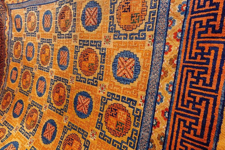 Imperial Rug Chinese Silk and Metal For Sale at 1stDibs