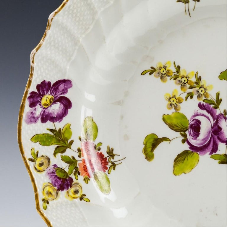 Imperial Vienna Porcelain Plate, circa 1760 For Sale at 1stDibs