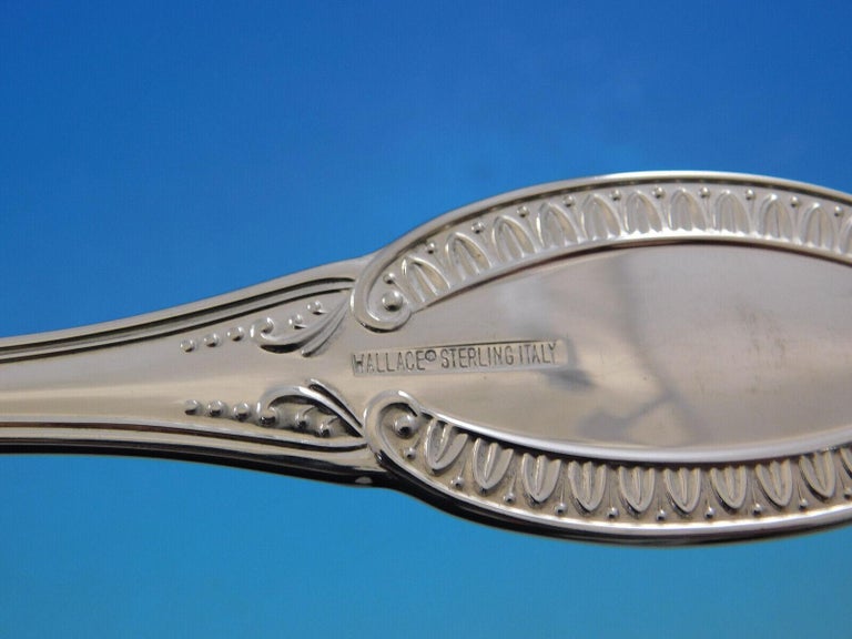 Impero by Wallace Italy Sterling Silver Flatware Set 8 Service Dinner ...
