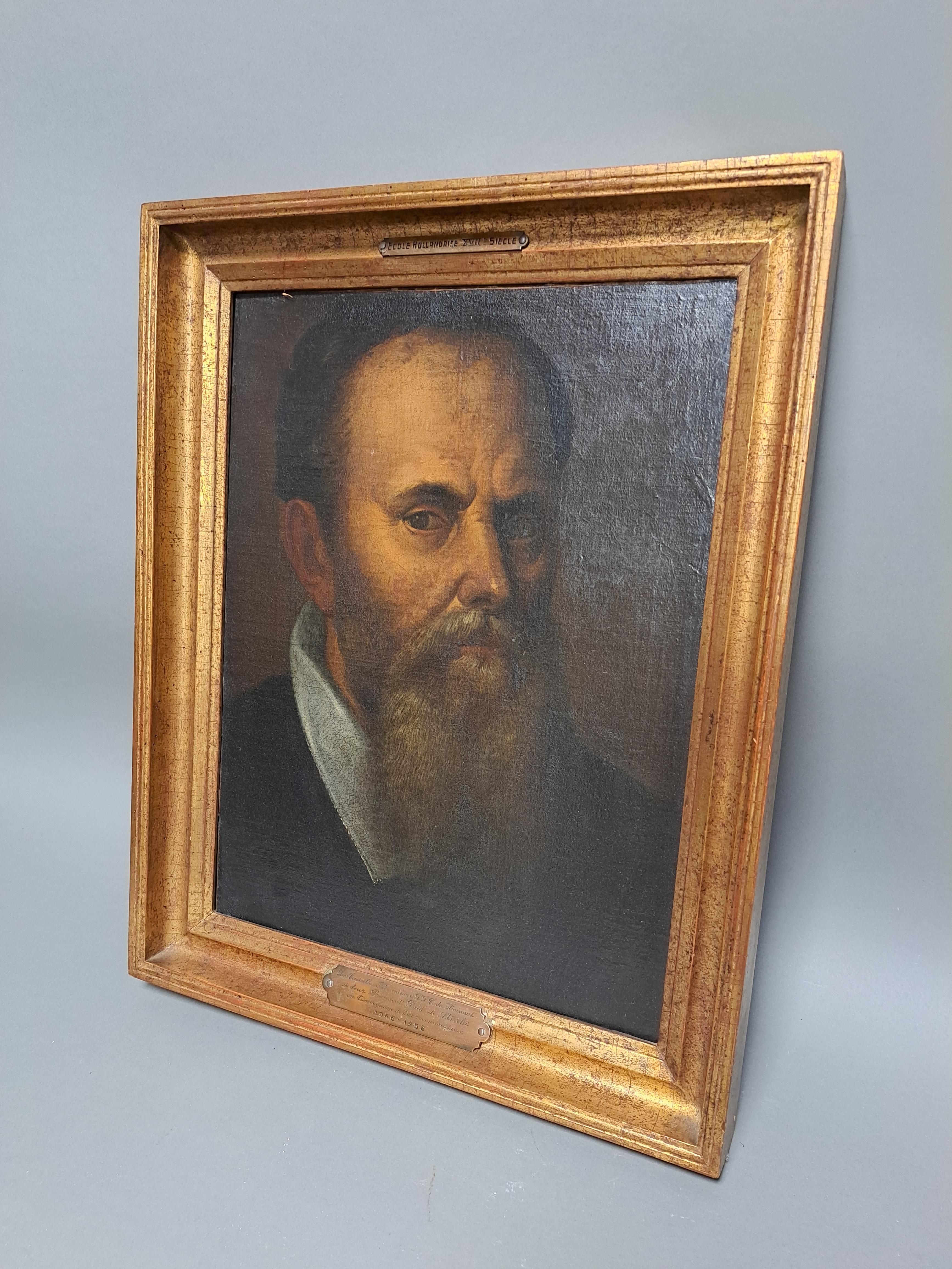 Important 17th Century Dutch School, "Portrait of a Philosopher" For Sale at 1stDibs