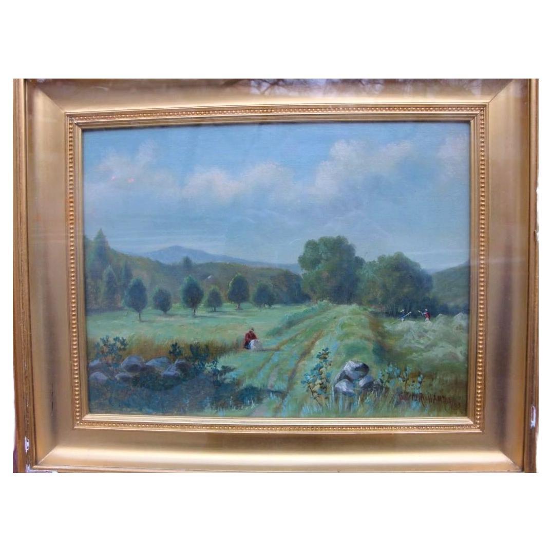 Rare Important Large Deluxe Original Painting Jean Marie Gallery ...