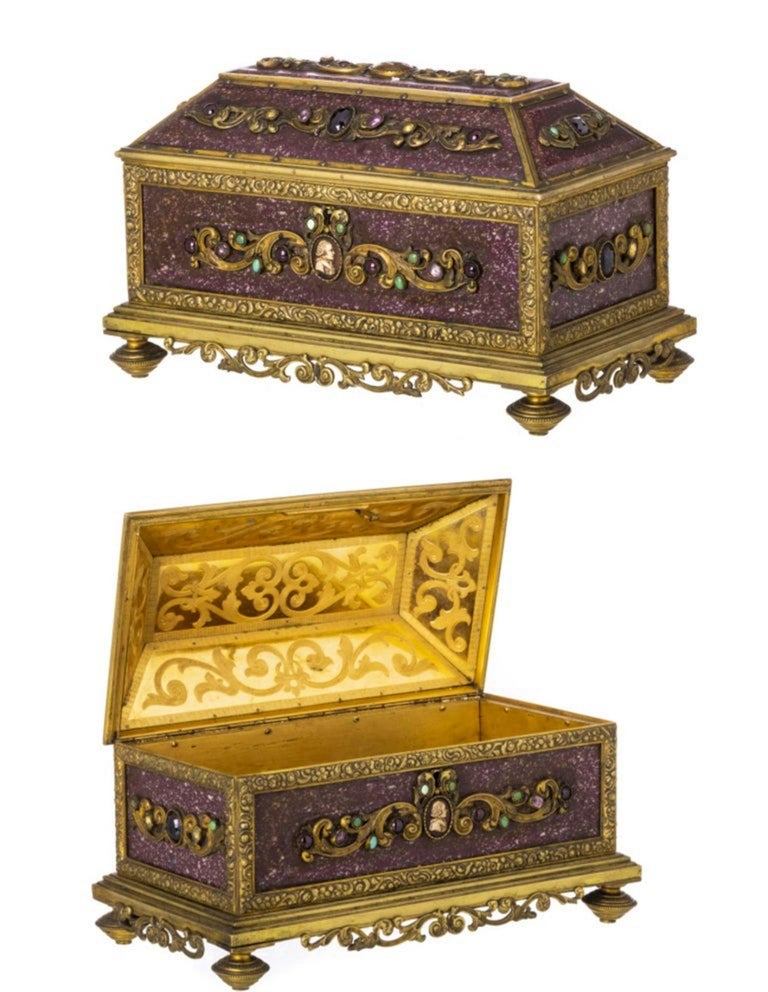 Important and Rare Italian Box Safe from the 17th Century '1647' For ...