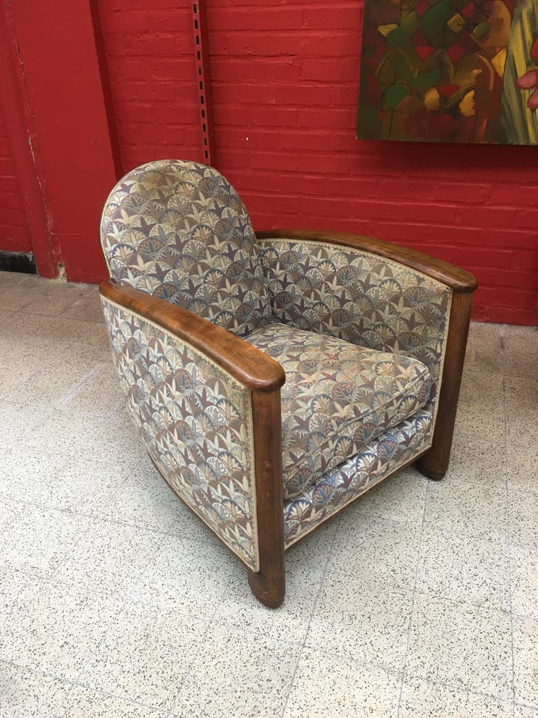 Important Art Deco Lounge Consisting of Four Armchairs and a Sofa ...