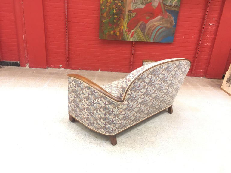 Important Art Deco Lounge Consisting of Four Armchairs and a Sofa ...