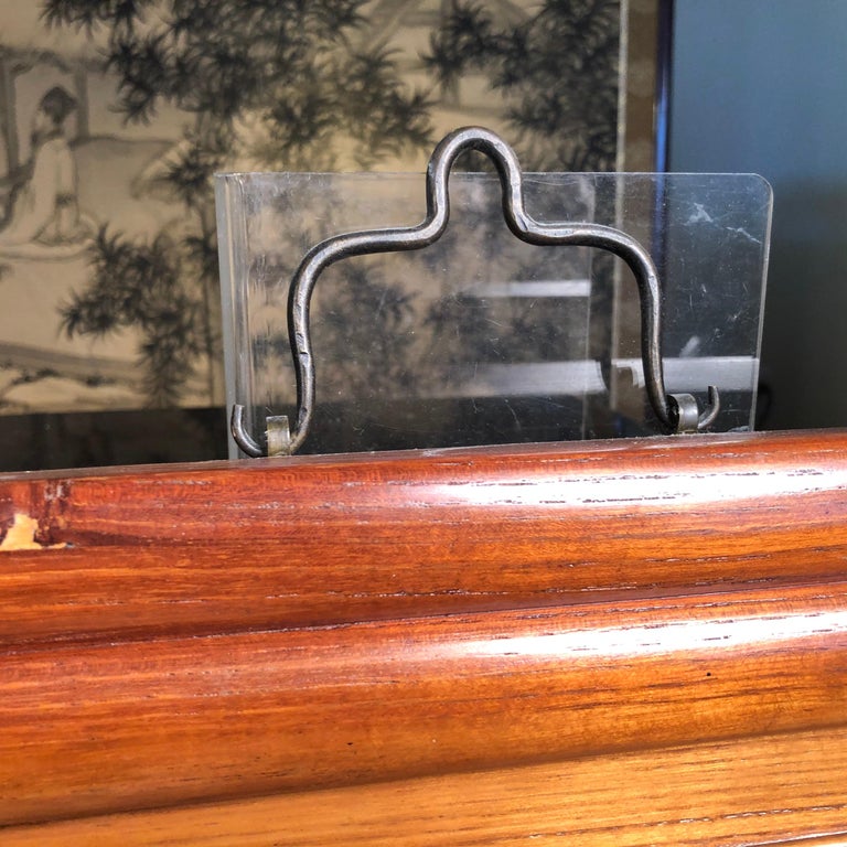 Important Chinese Pyrography Painting of “LUK YU” Famous Tang Dynasty ...