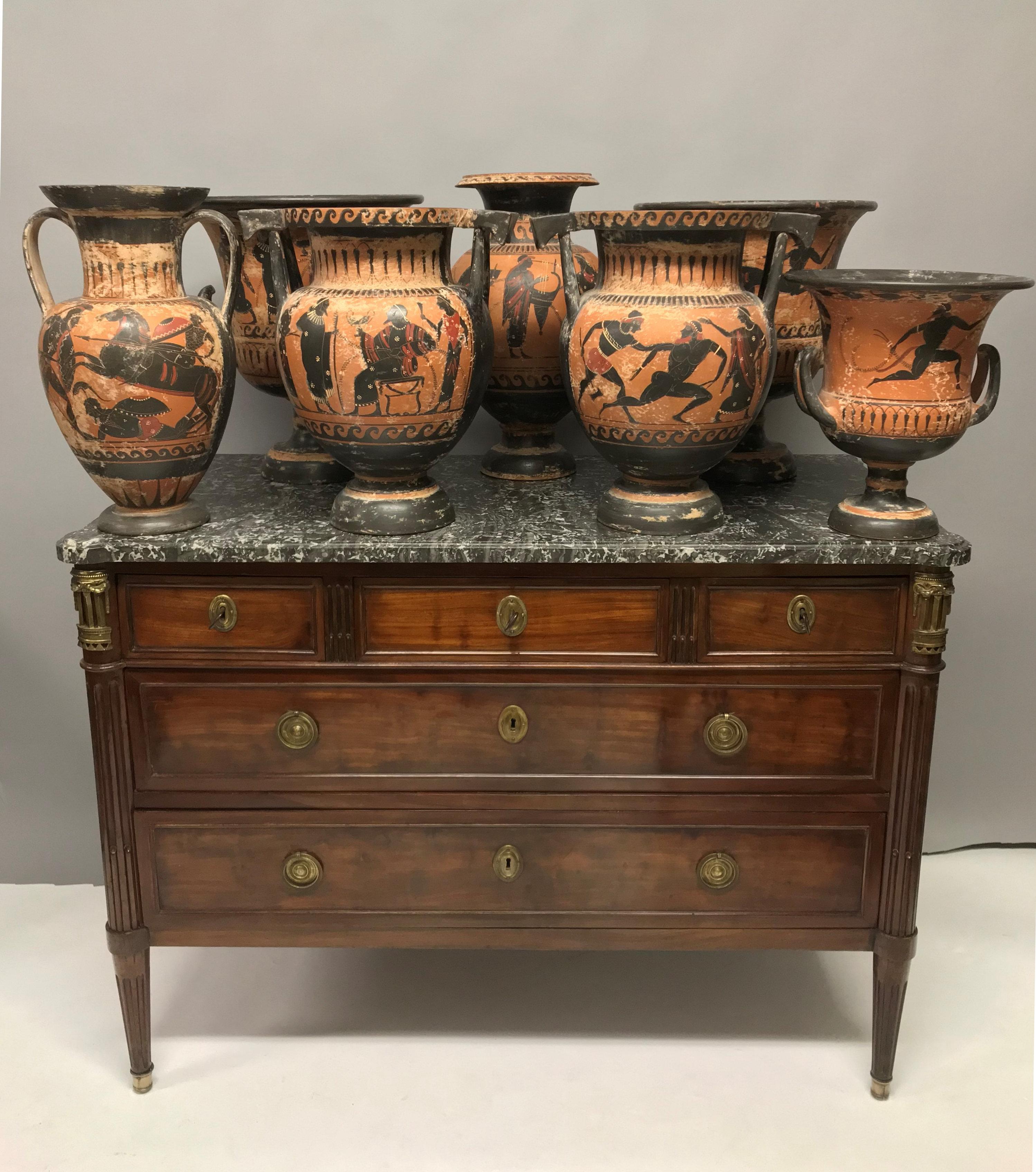 Important Collection of Grand Tour Greek Krater Vases For Sale at 1stDibs