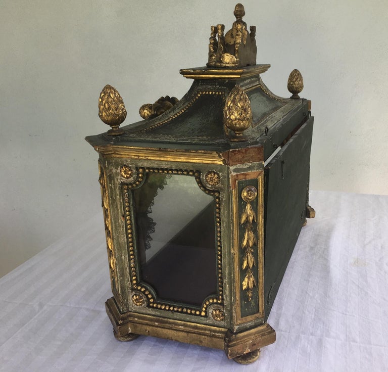 Important Early 18th Century Italian Baroque Reliquary Casket For Sale ...