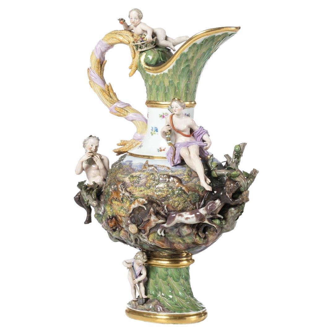 Meissen Porcelain Vase For Sale at 1stDibs