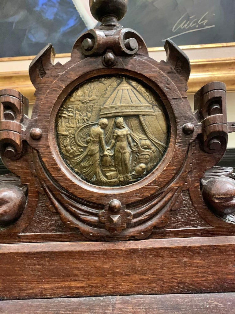 Important Flemish Cabinet 18th Century Emanuel Van Meteren's Brass ...