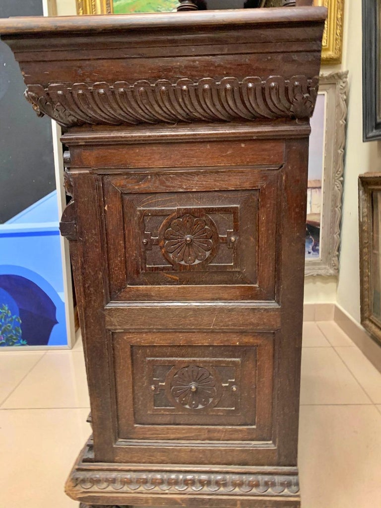 Important Flemish Cabinet 18th Century Emanuel Van Meteren's Brass ...