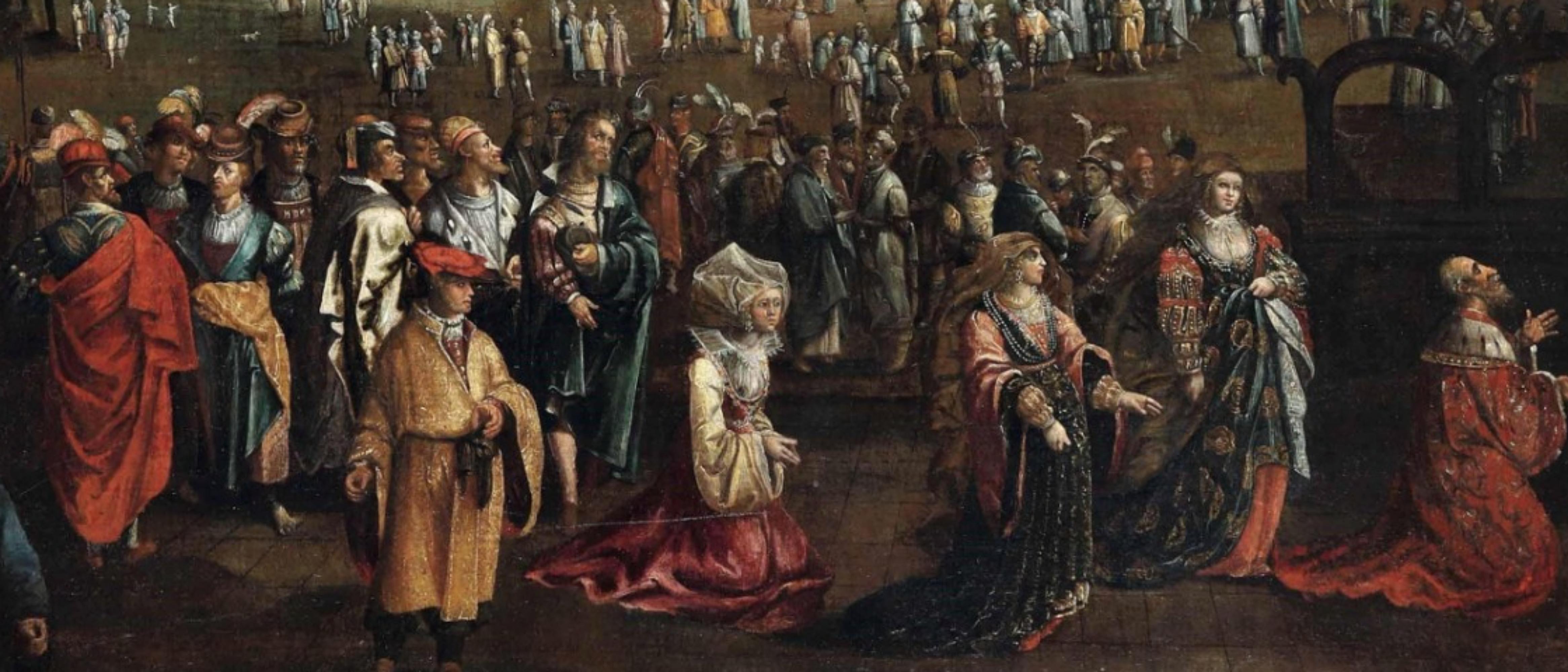 Important Flemish School 17th Century "Sacred Scene" at 1stDibs