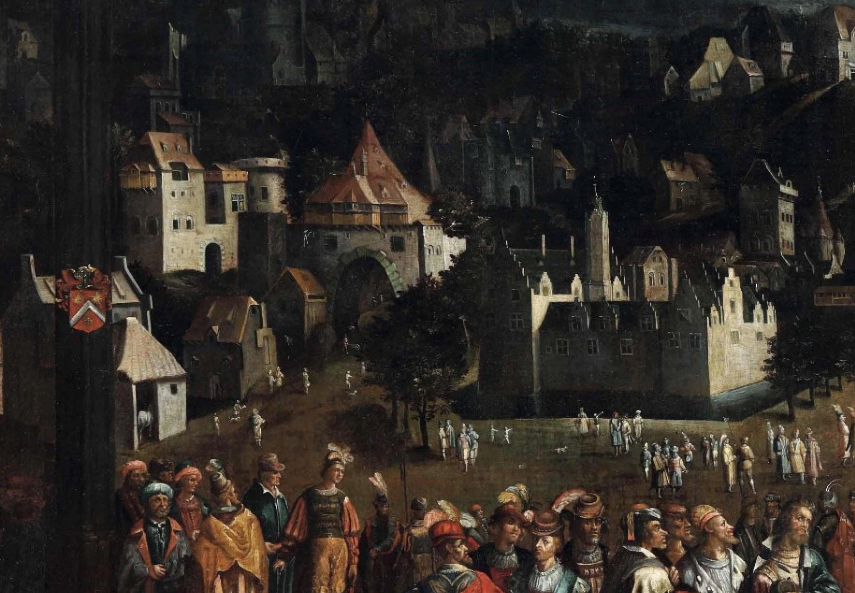 Important Flemish School 17th Century "Sacred Scene" at 1stDibs