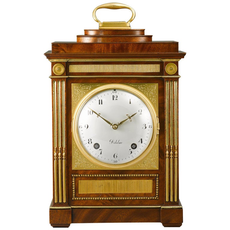 Important German Neoclassical Table Clock by David Roentgen For Sale at ...