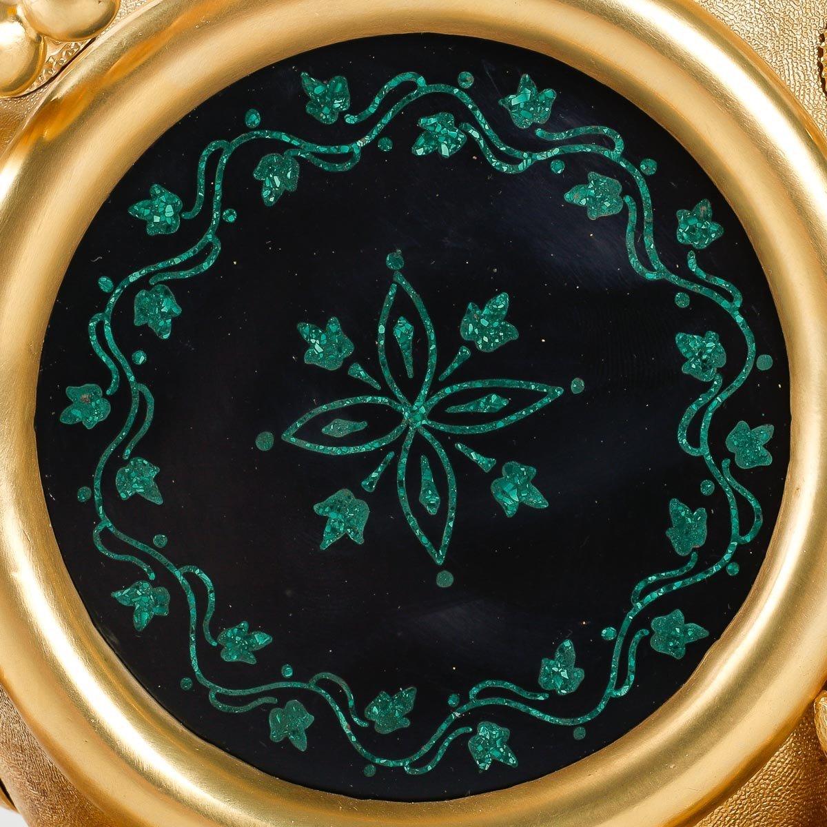 Important Gilt Bronze and Malachite Box by La Maison Tahan, 19th ...