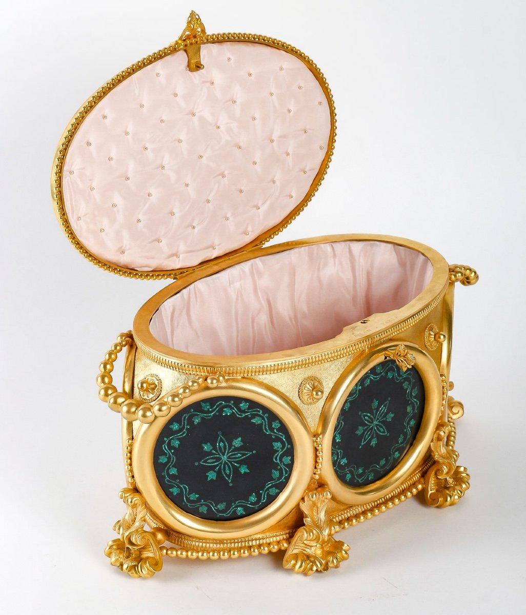 Important Gilt Bronze and Malachite Box by La Maison Tahan, 19th ...