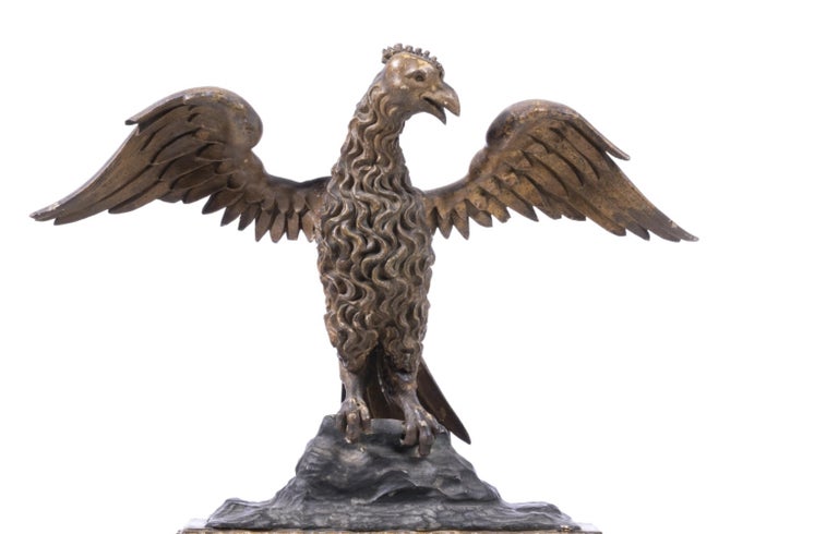 IMPORTANT ITALIAN IMPERIAL EAGLE 17th Century For Sale at 1stDibs