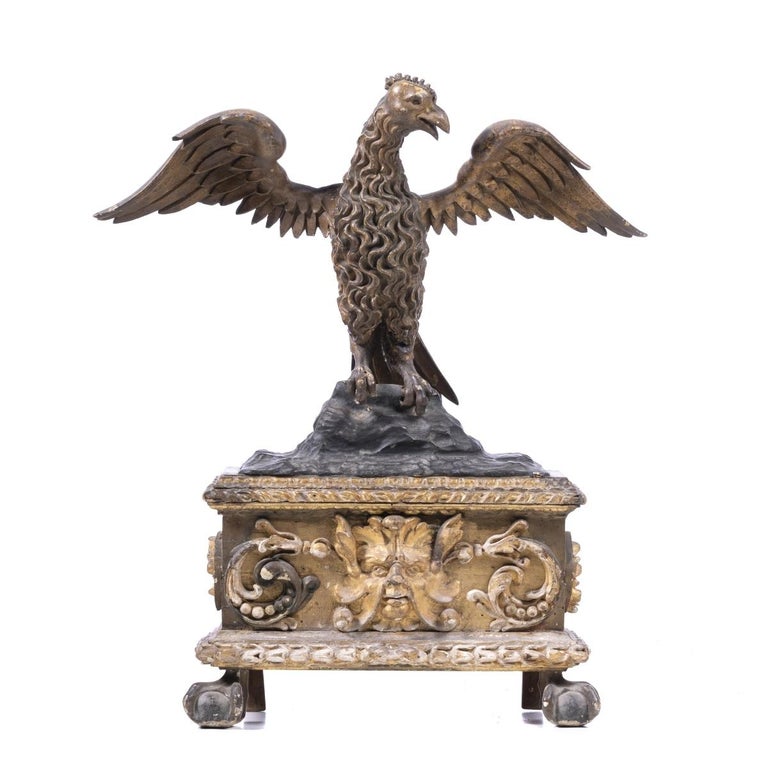 IMPORTANT ITALIAN IMPERIAL EAGLE 17th Century For Sale at 1stDibs