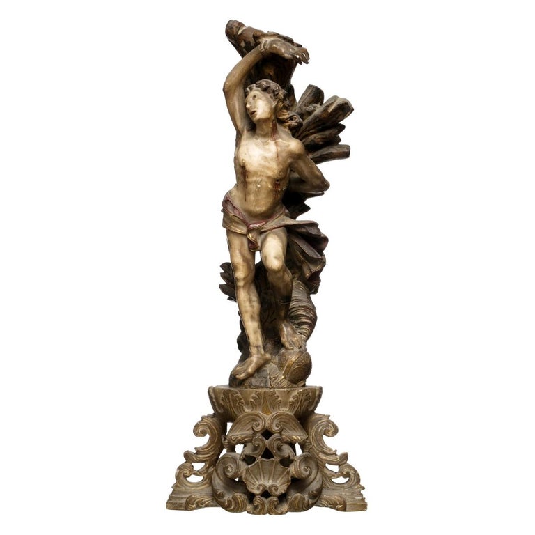 Important Italian Sculpture "Saint Sebastian", 17th Century For Sale at ...