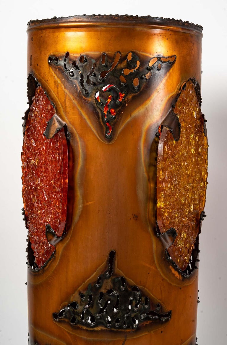 Important Lamp of Accolay in Terra Cotta, Design of the 20th Century ...